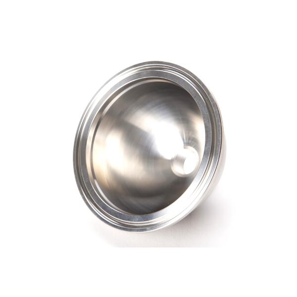 Hemispherical End Cap 3" x 3/8" NPT – HighPrecisionGas.com
