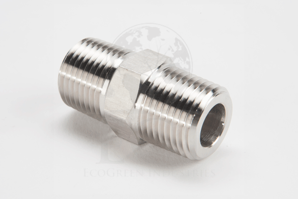1/2" MNPT - 1/2" MNPT HEX NIPPLE – HighPrecisionGas.com