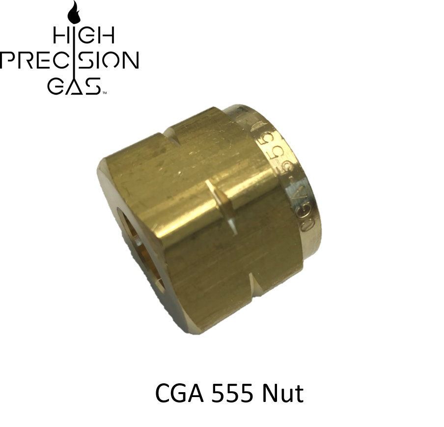 CGA 555 Valve Nut – HighPrecisionGas.com